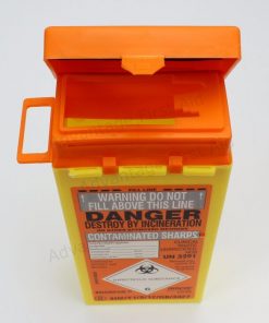2.5L Yellow Sharps Bin | Advantage First Aid