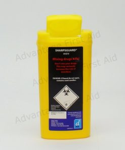 2.5L Yellow Sharps Bin | Advantage First Aid